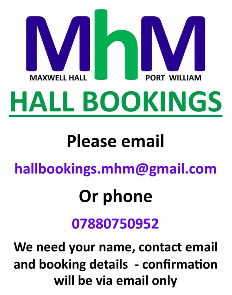 Port William » Maxwell Hall Management Committee
